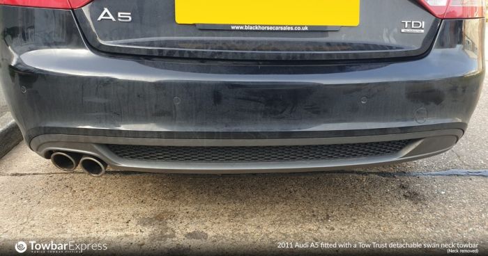 AUDI A5 DETACHABLE SWAN NECK TOWBAR A5 B8 INC. S5