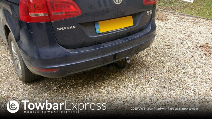 VOLKSWAGEN SHARAN FIXED SWAN NECK TOWBAR SHARAN 7N