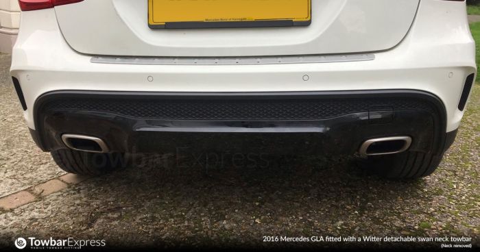MERCEDES GLA CLASS DETACHABLE SWAN NECK TOWBAR GLA X156
